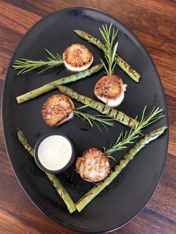 Kammuslinger - Forret med fisk og skaldyr - Mad og fritid