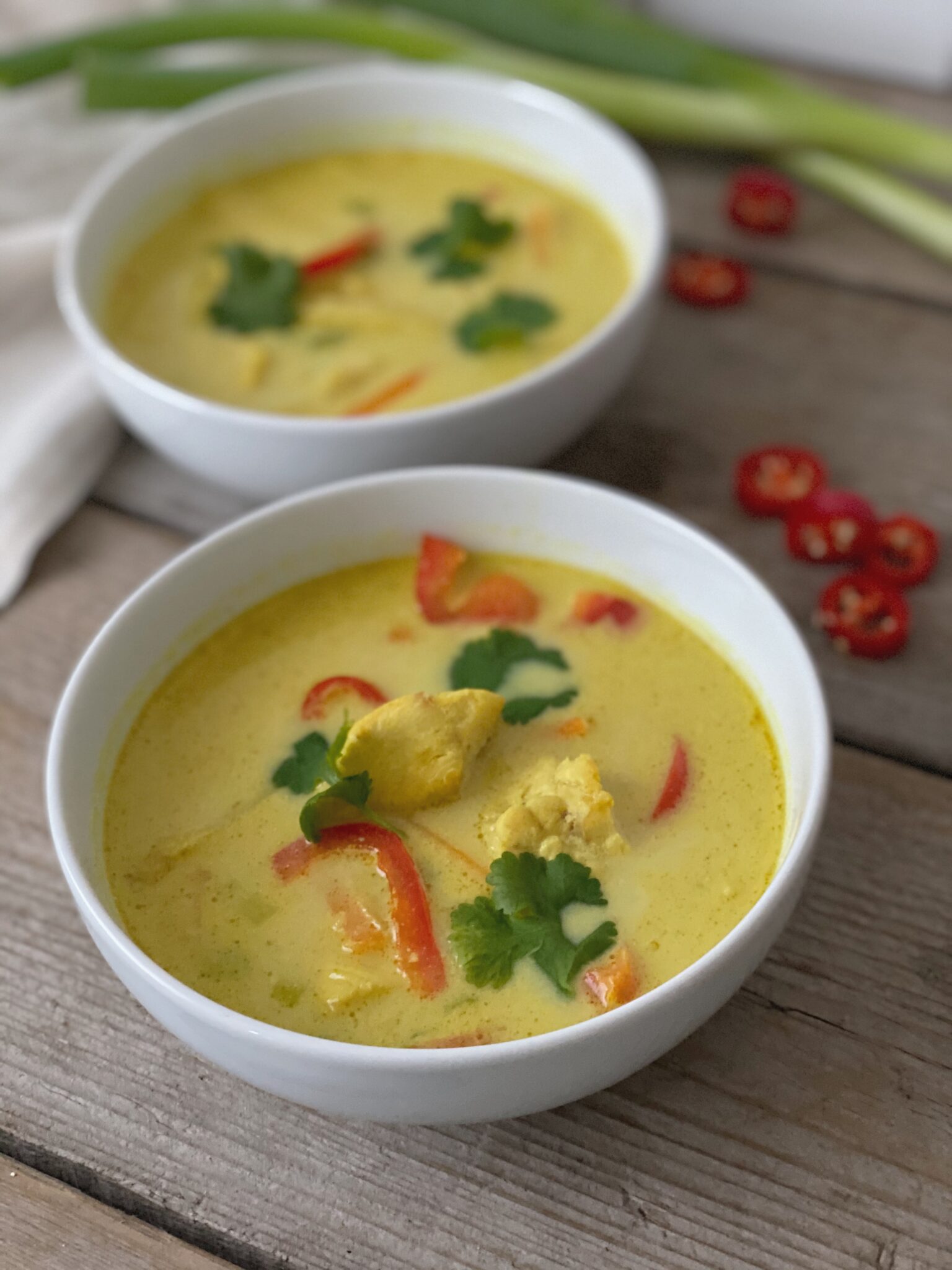 Thaisuppe - dejlig krydret suppe med masser af smag- Mad og fritid